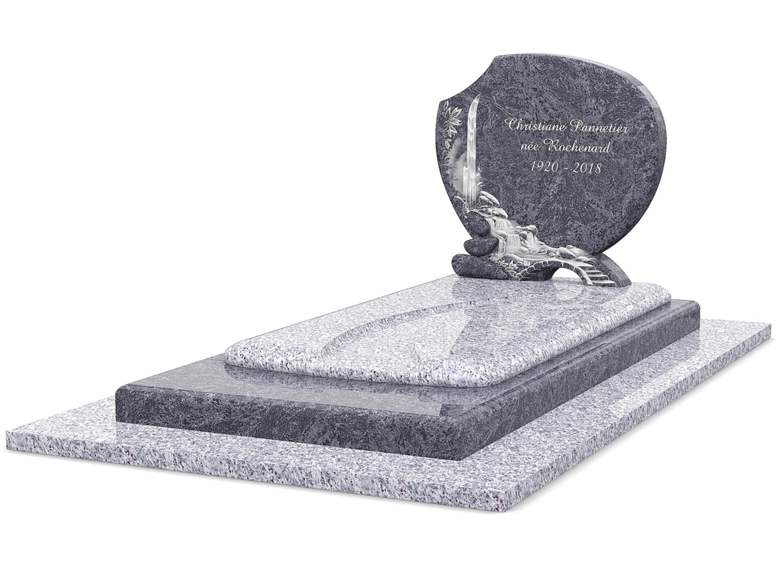 Pierre tombale GPG 269/J - GPG Granit